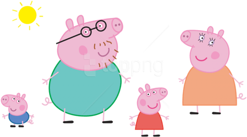 Download Free Png Download Peppa Pig Family Logo Transparent ...