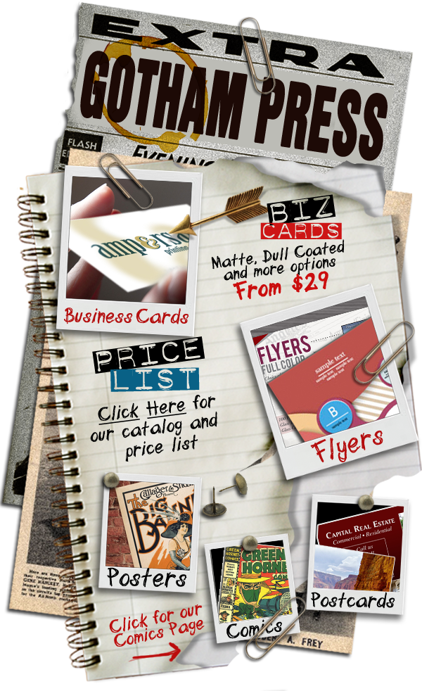 Download Gotham Press - Flyer - Full Size PNG Image - PNGkit