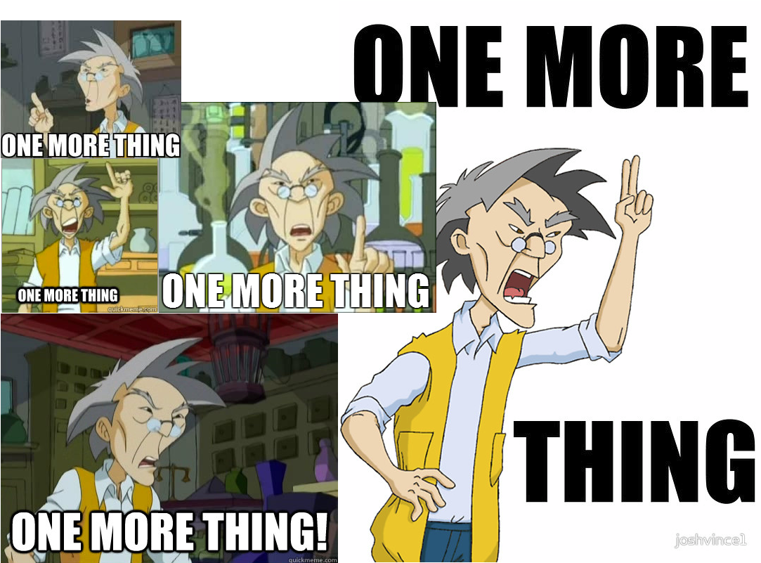 Download Iiiiiiitttttttttttt - One More Thing Cartoon - Full Size PNG ...