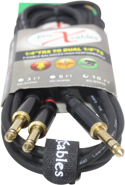 Download Unbalanced Trs-m Stereo To Dual Ts High Performance - Coaxial ...