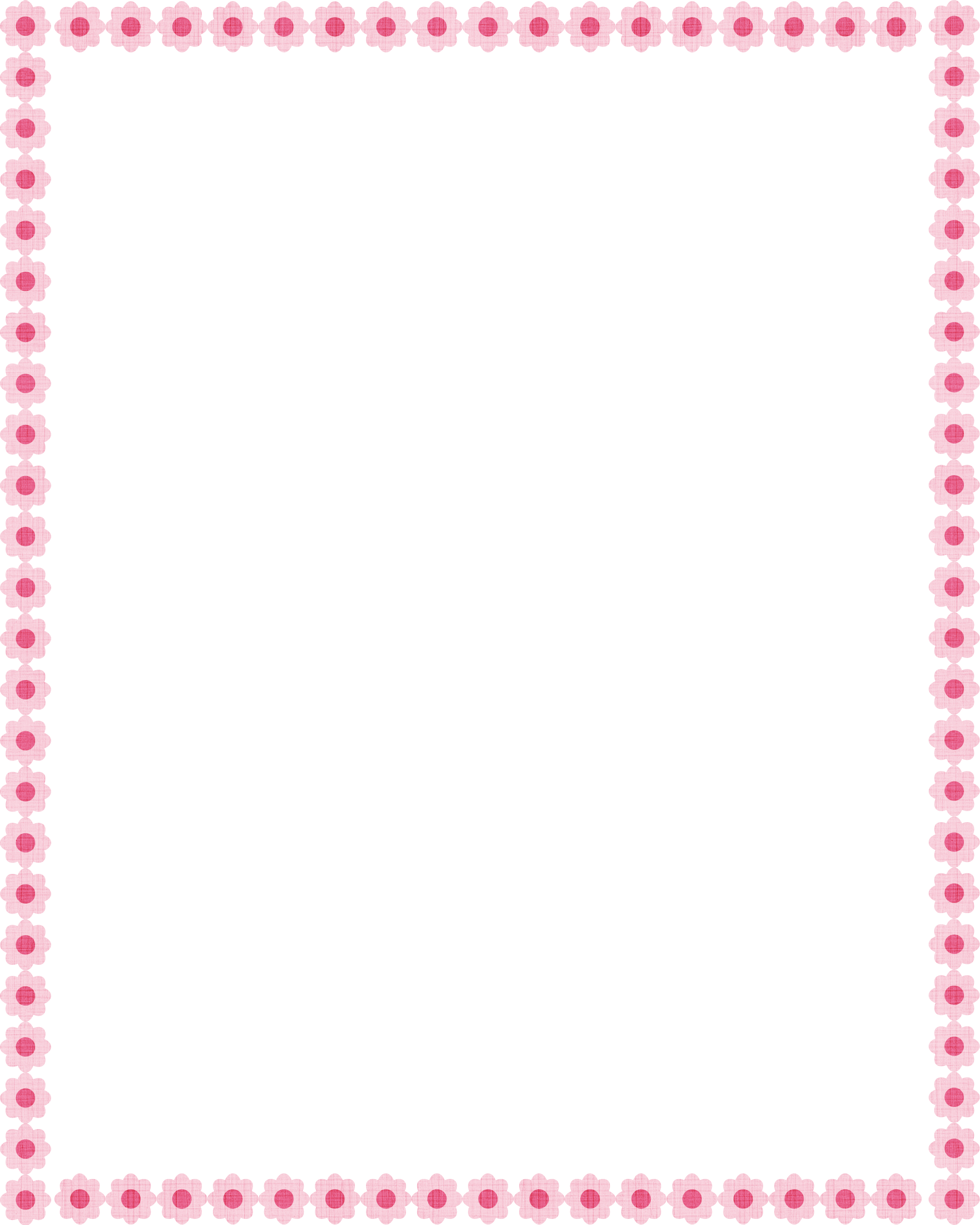 Download Flower Border - Pink Diamond Border - Full Size PNG Image - PNGkit