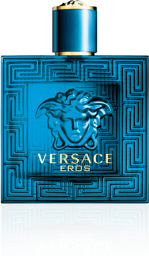 Download Versace Eros - Versace Blue Perfume - Full Size PNG Image - PNGkit