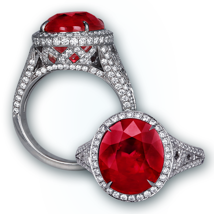 Download Natural Oval Shape Ruby Ring - Royal Ruby Ring - Full Size PNG ...