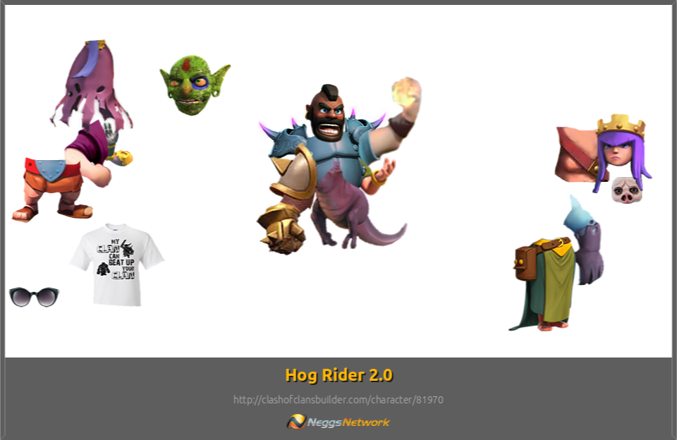 Download Hog Rider - Clash Of Clans - Full Size PNG Image - PNGkit