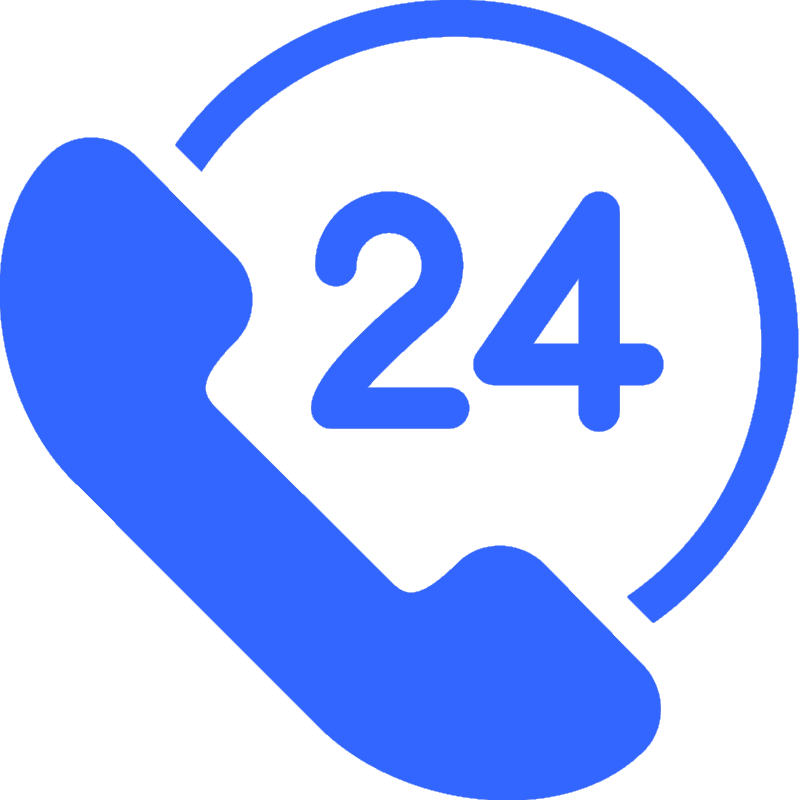 Download Hotline - Hotline Icon Blue - Full Size PNG Image - PNGkit