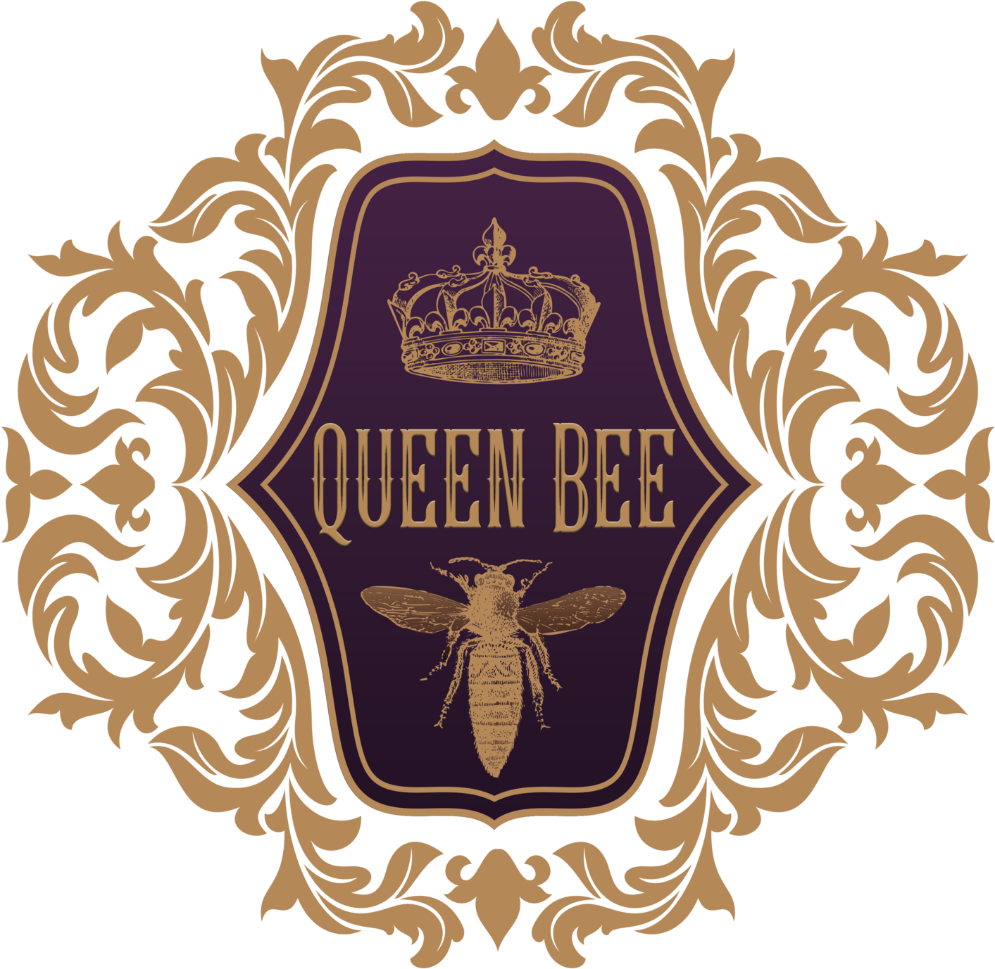 Download Queen Bee Canvas - Emblem - Full Size PNG Image - PNGkit