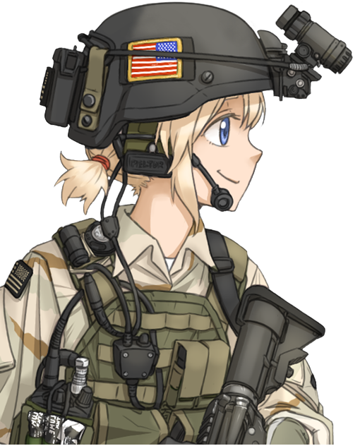 Download Soldier Mercenary Weapon Military Profession Anime - Operator ...