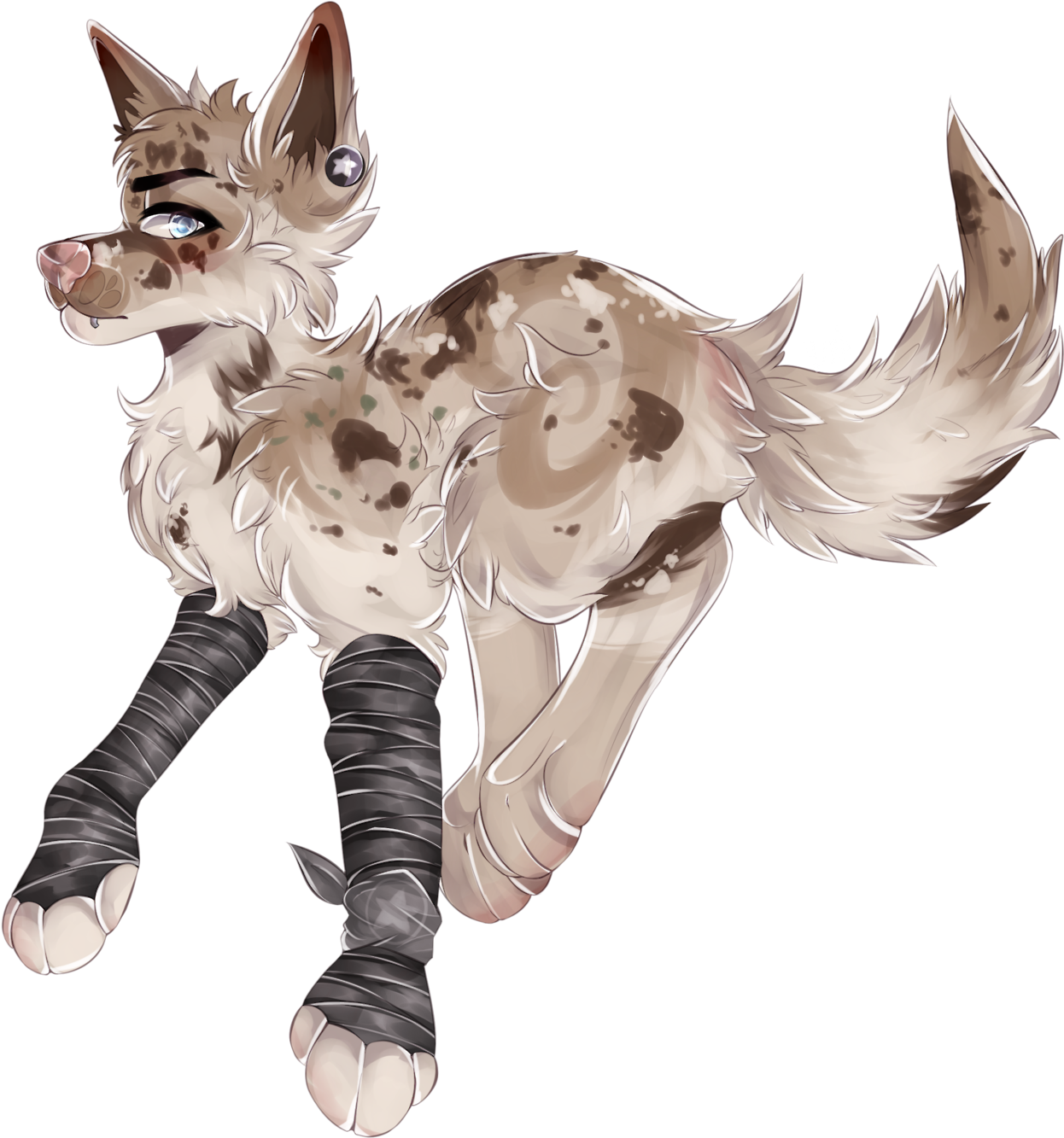 Download 1280 X 1365 6 - Female Furry Paws Drawing - Full Size PNG ...