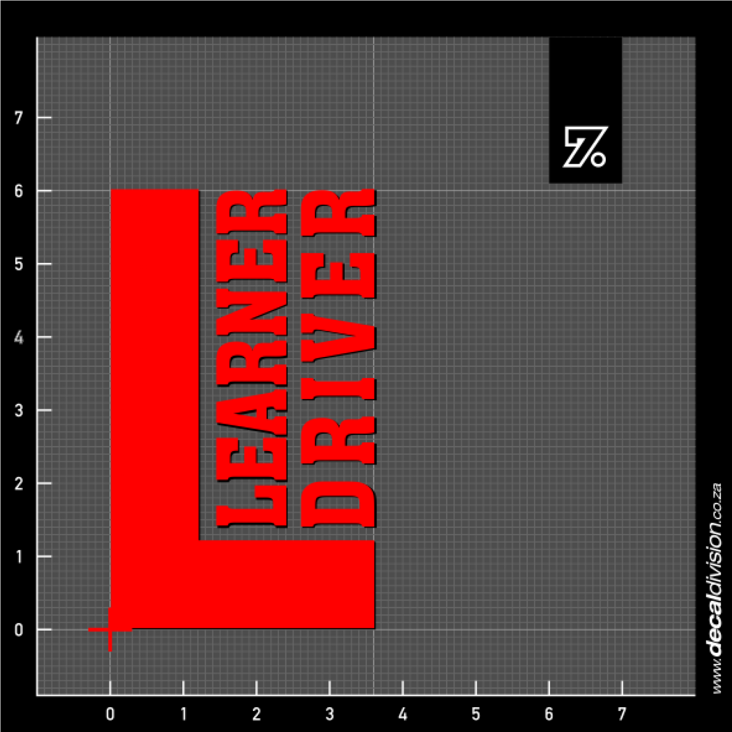 Download Learner Driver Sticker A - Isuzu X Rider Logo - Full Size PNG ...