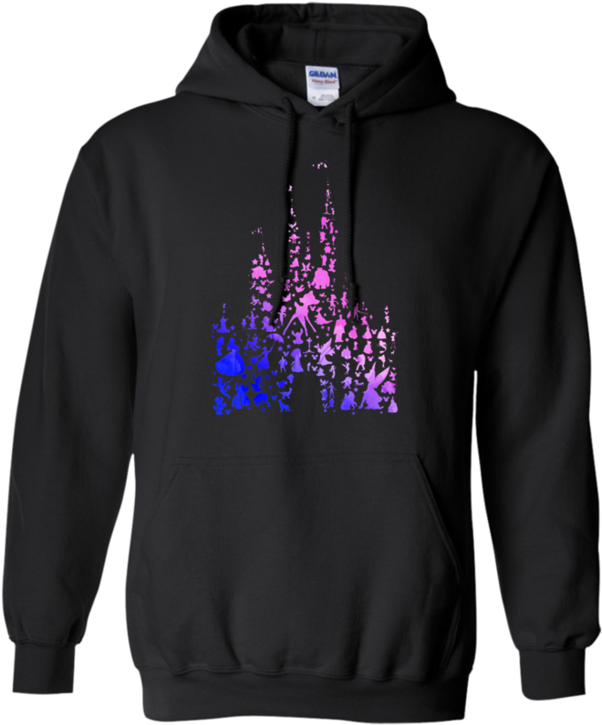 Download Disney Castle - Hoosier Tire Hoodie - Full Size PNG Image - PNGkit