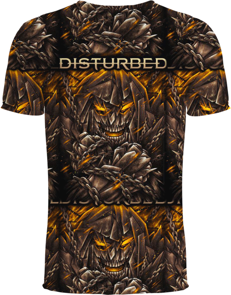 Download Disturbed 3d T-shirt - Blouse - Full Size PNG Image - PNGkit