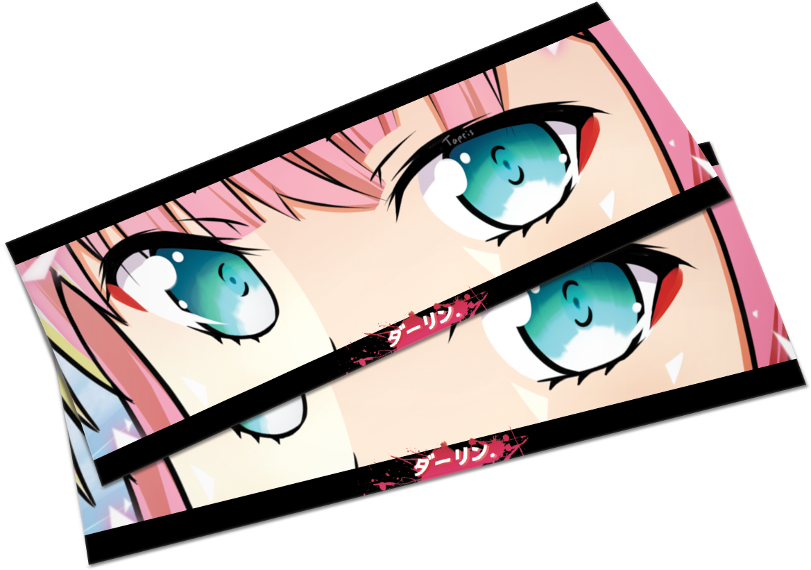 Download Zero Two Eyes Slap - Eye Shadow - Full Size PNG Image - PNGkit