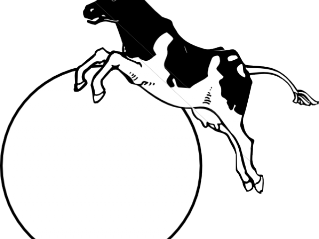 Download Jump Clipart Moon - Cow Jumping Over The Moon Clipart - Full ...