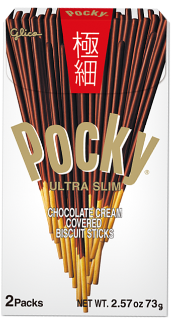 Download Pocky Chocolate 72g - Pocky Ultra Slim - Full Size PNG Image ...