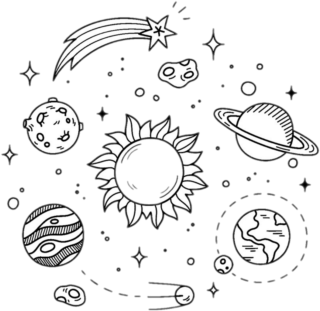 Download Sticker Space Starremixit Sun Tumblr Galaxy Banner - Space ...