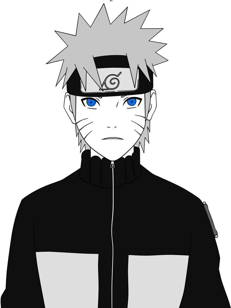 Download Transparent Naruto Black And White - PNGkit