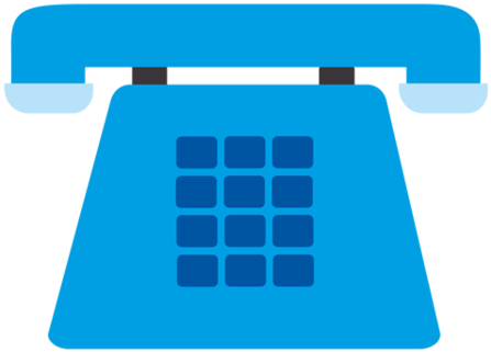 Download Phone - Icono De Telefono Azul - Full Size PNG Image - PNGkit