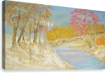 Download Melting Snow- Spring Flowers - Painting - Full Size PNG Image ...