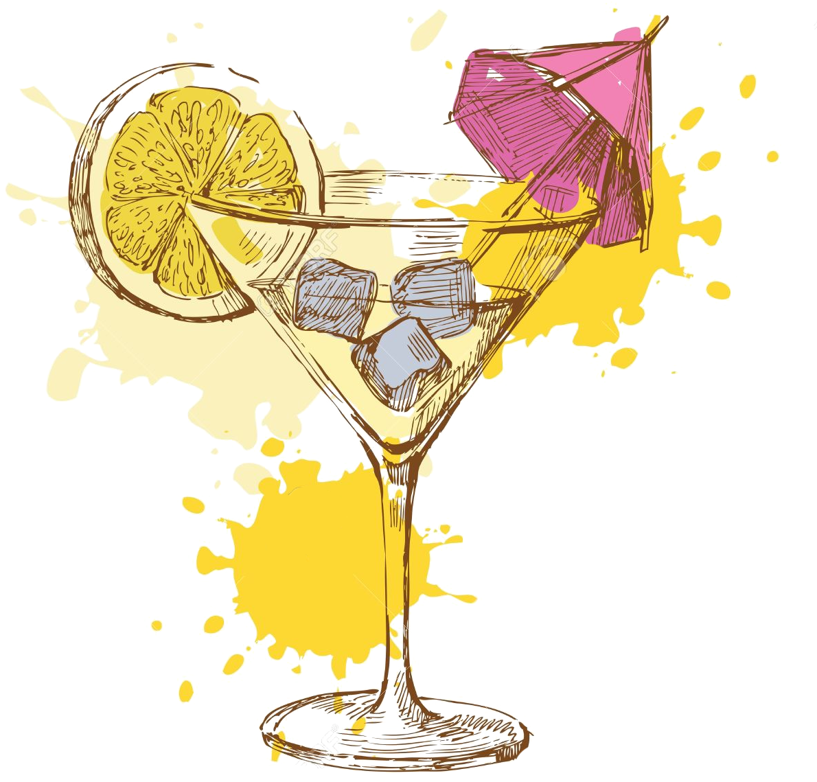 Download Mimosa Brunch Clipart - Cocktail Draw - Full Size PNG Image ...