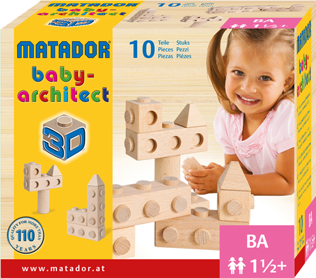 Download Matador Baby Architect 3d Wooden Blocks - Toy Block - Full ...
