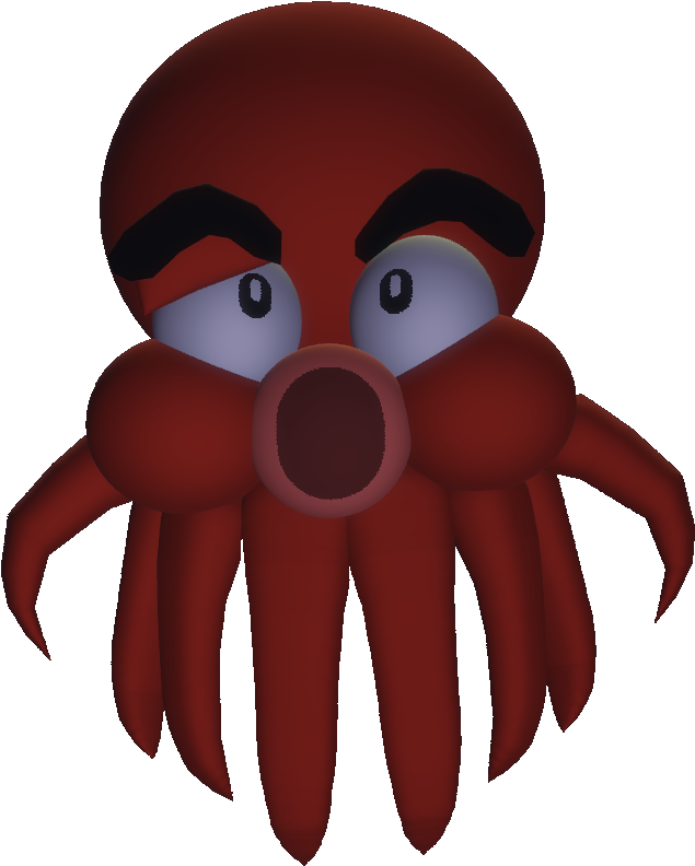 Download Pako Sml2 - Mario Octopus - Full Size PNG Image - PNGkit