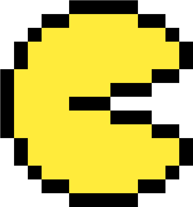 Download Pacman - Smiley Pixel - Full Size PNG Image - PNGkit