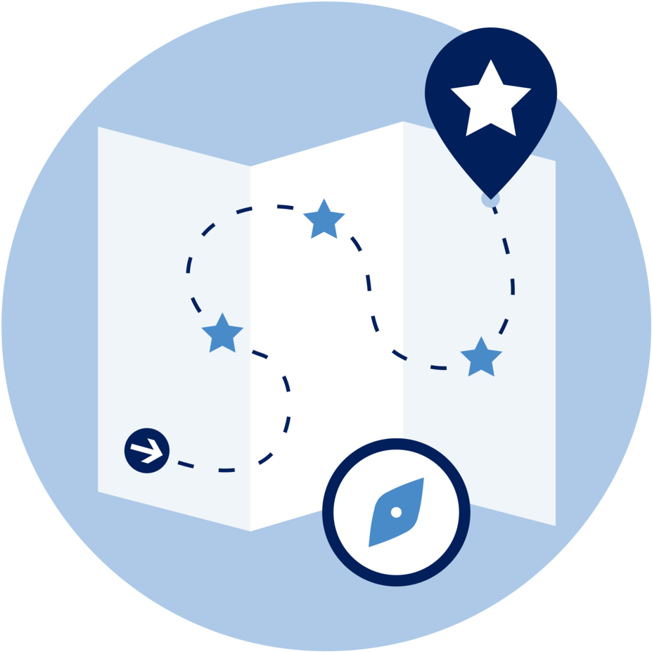 Download Map With Compass - Full Size PNG Image - PNGkit