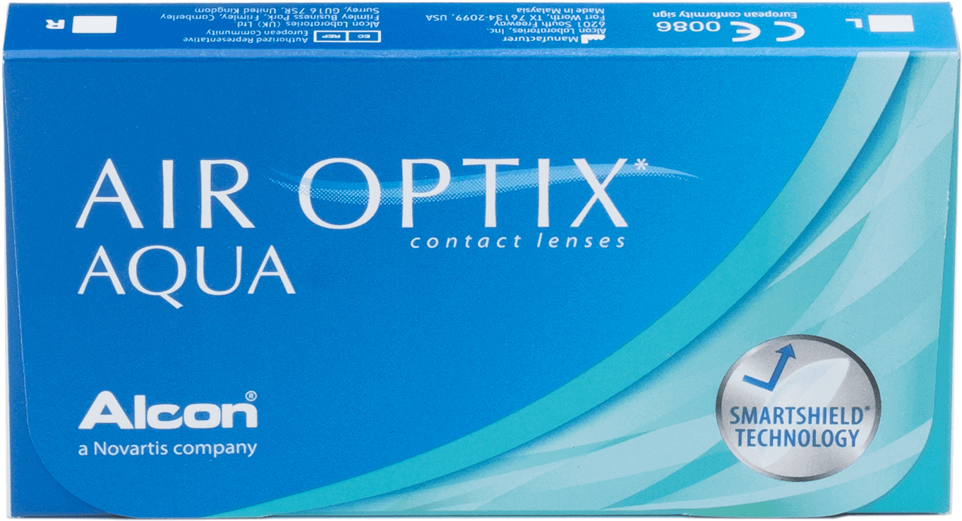 Download Air Optix Aqua 6pk - Contact Lens - Full Size PNG Image - PNGkit