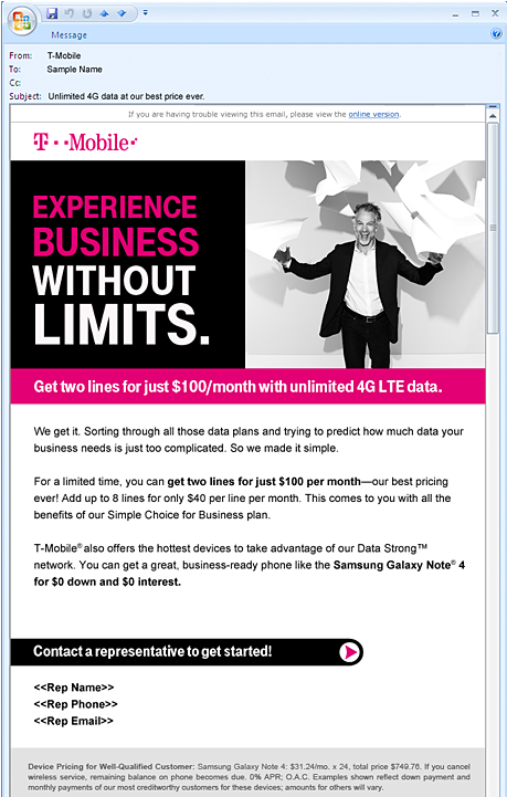 Download T-mobile Email Marketing - T Mobile Email Marketing - Full ...