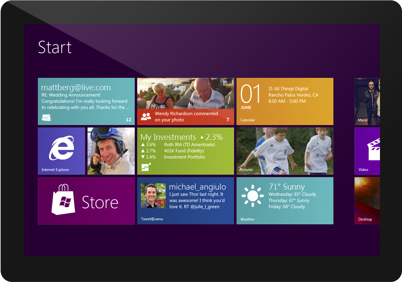 Download Windows 8 Start Screen - Full Size PNG Image - PNGkit