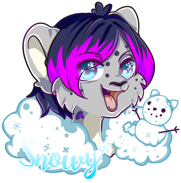 Download Christmas Snow Leopard - Cartoon - Full Size PNG Image - PNGkit