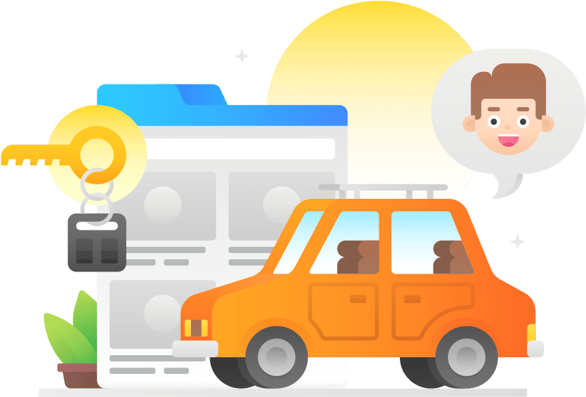 Download Car Rental - Full Size PNG Image - PNGkit