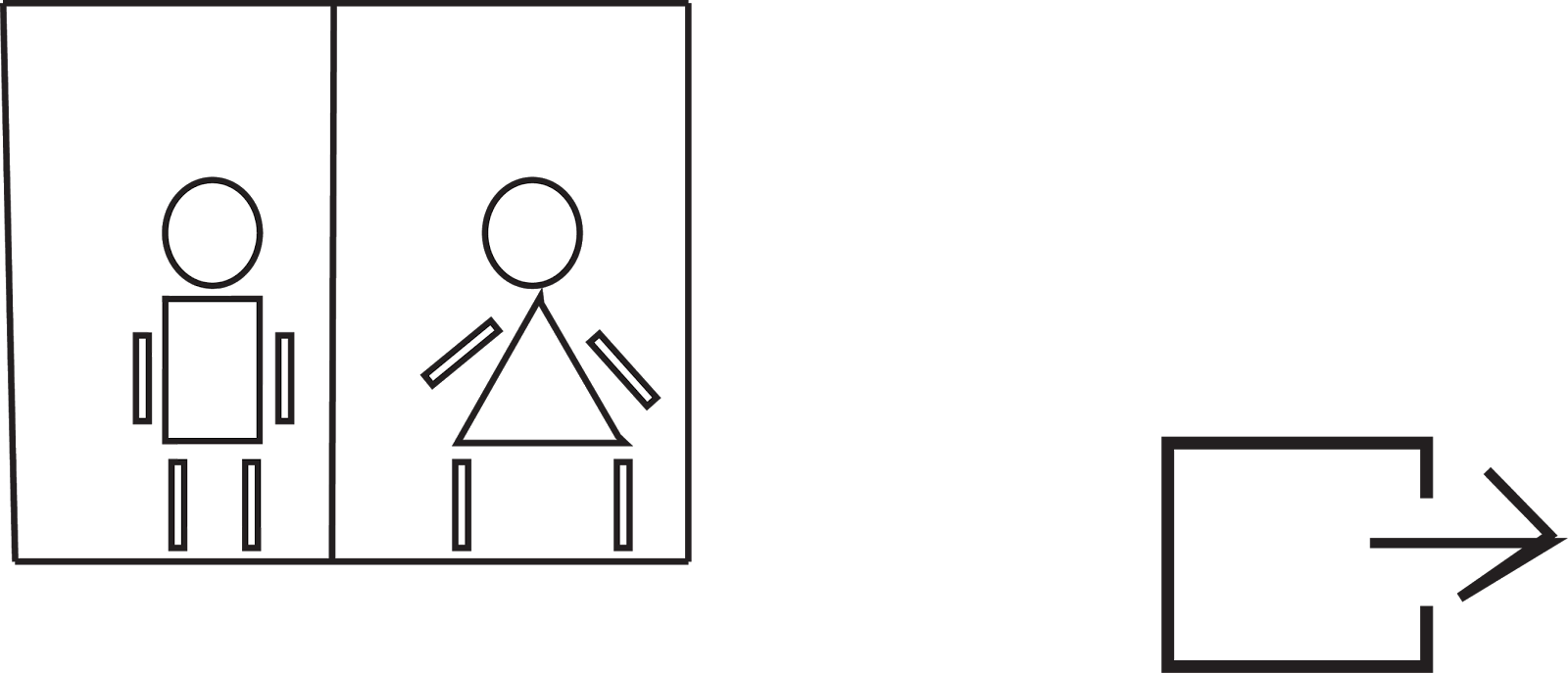 Download This Pictogram Is The Bathroom Sign Women And Men - Sign ...