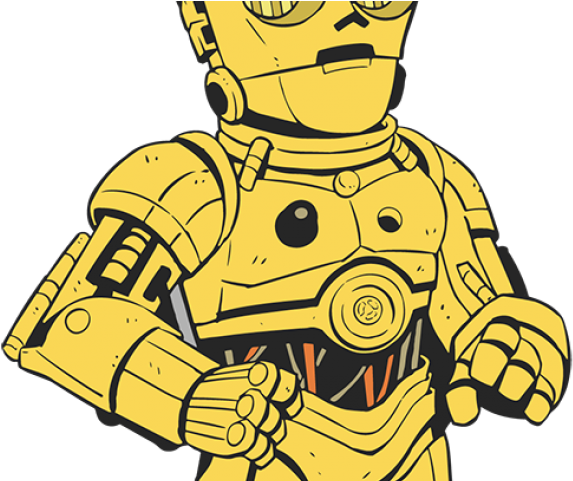 Download Head Clipart C3po - C3po Cartoon - Full Size PNG Image - PNGkit