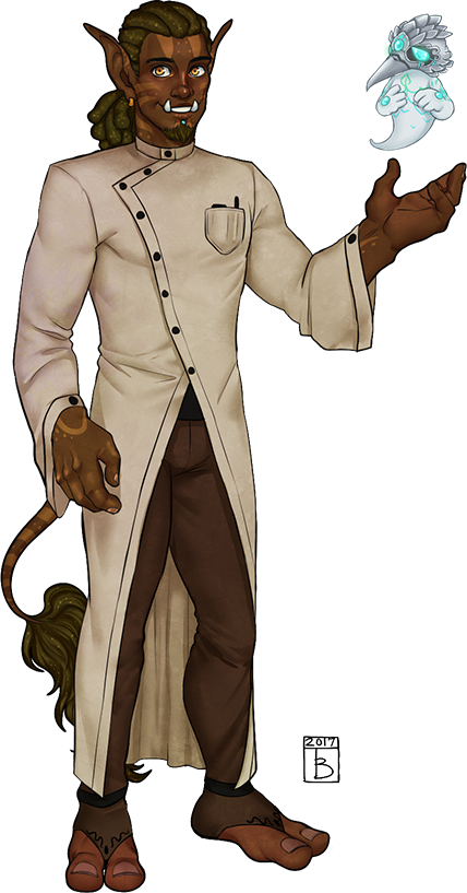 Download Gibbit In His Lab Wear With His Water Sprite - Costume - Full ...