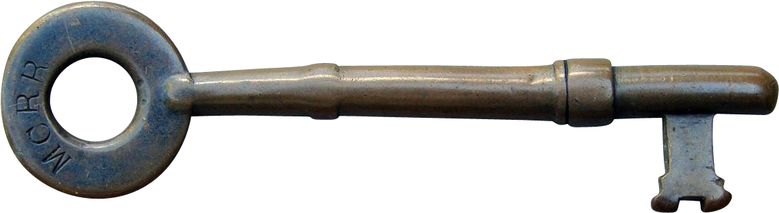 Download Antique Brass Mcrr Railroad Coach Or Caboose Key - Tool - Full ...