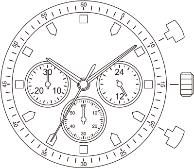 Download Grandfather Clock Mechanism - Miyota Jp25 - Full Size PNG ...