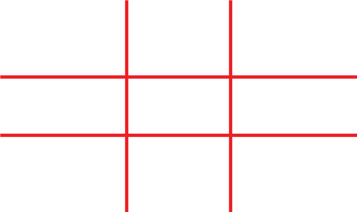 Rule Of Thirds Grid PNG Image With Transparent Background, 45% OFF