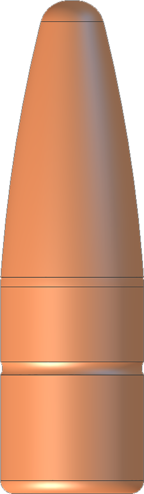 Download 30 Cal 155gr Spitzer Flat Base - Bullet - Full Size PNG Image ...