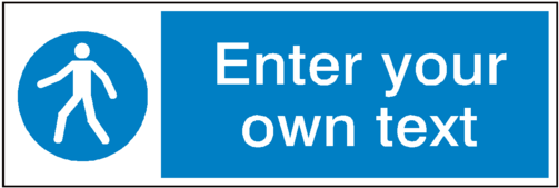 Download Use Walkway Custom Sticker - Sign - Full Size PNG Image - PNGkit