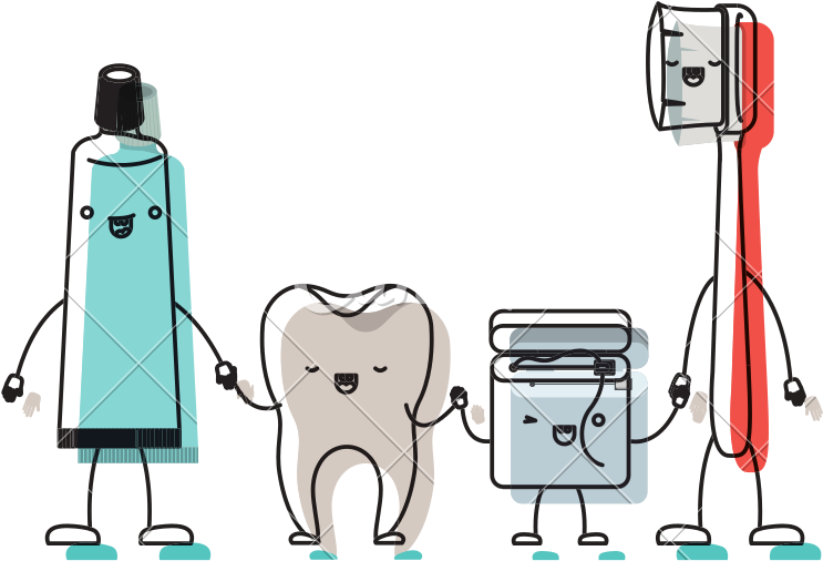 Download 800 X 800 7 - Animated Toothbrush And Floss - Full Size PNG ...