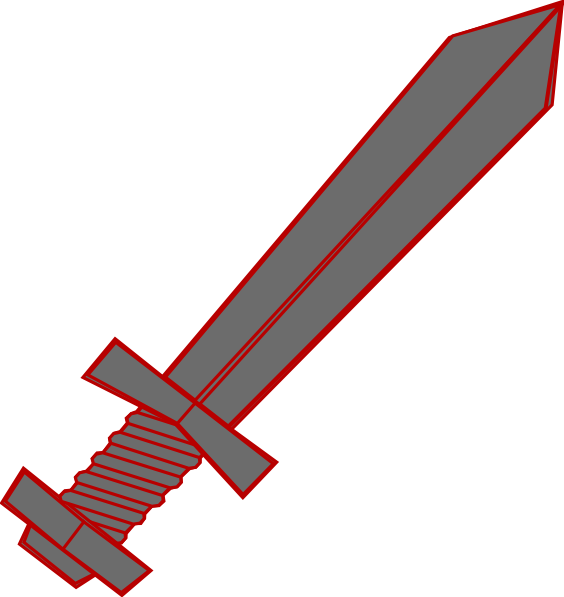 Download Sword Clip Art - Red Sword Icon Png - Full Size PNG Image - PNGkit