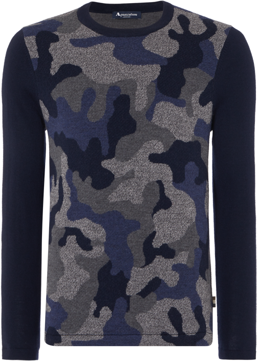 Download Rouel Camo Knit - Knitting - Full Size PNG Image - PNGkit
