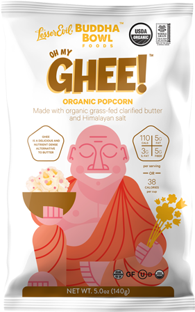 Download Ghee Butter Flavoured Popcorn - Lesser Evil Ghee Popcorn ...