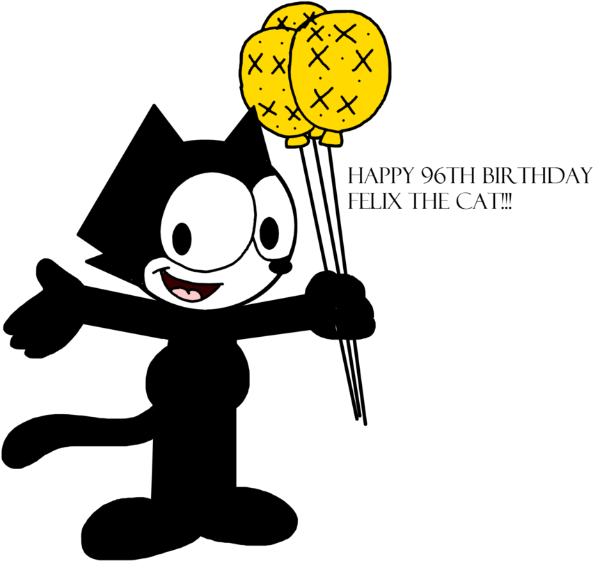 Download Felix The Cat, Cat, Happiness, Cartoon, Line Png Image - Felix ...