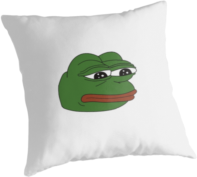 Download Pepe The Pillow - Feels Bad Man - Full Size PNG Image - PNGkit