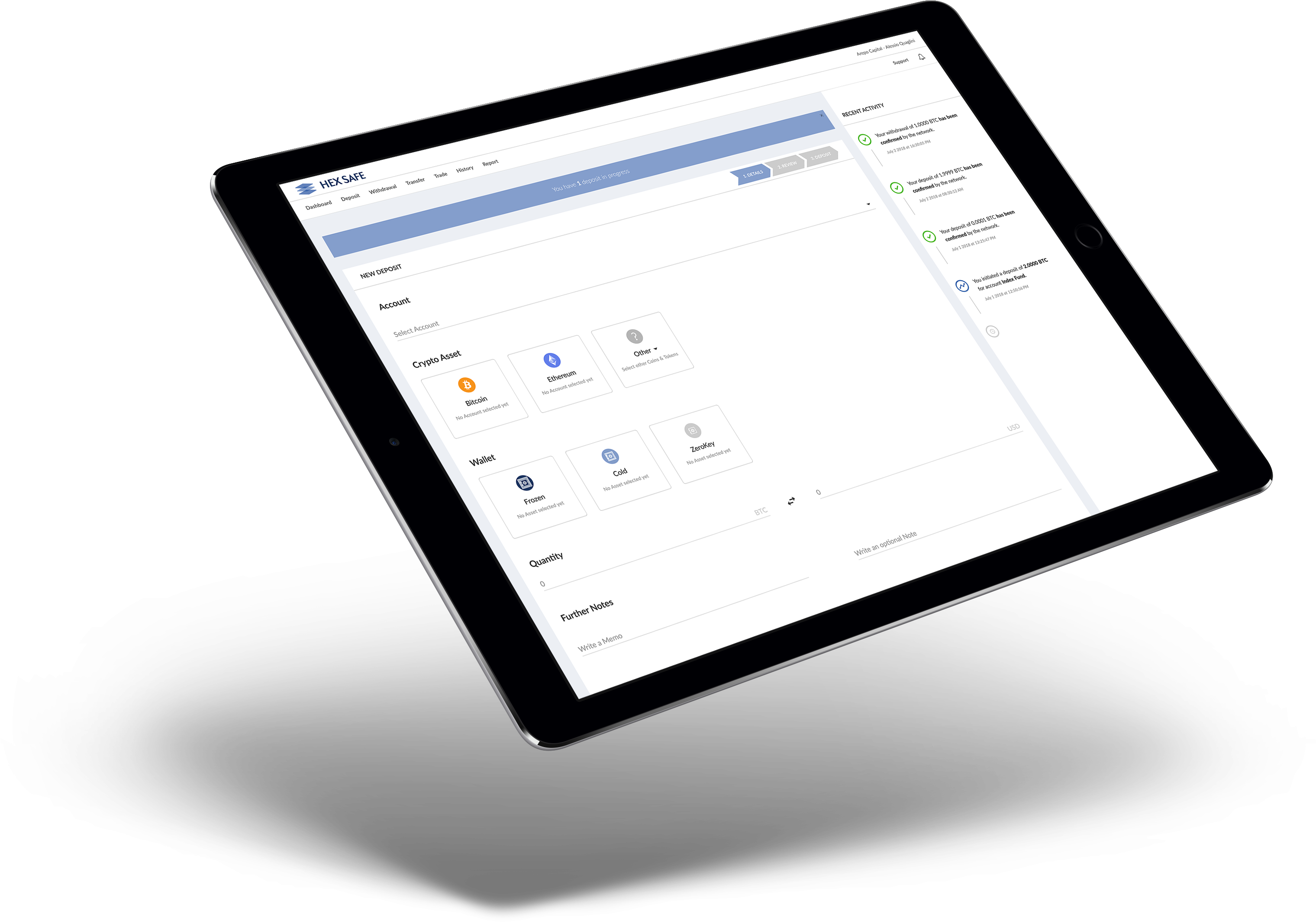 Download Ipad Deposit Interface Hex Custody - Floor Plan Assets - Full ...