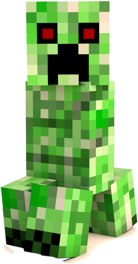 Download Creeper In Minecraft - Full Size PNG Image - PNGkit