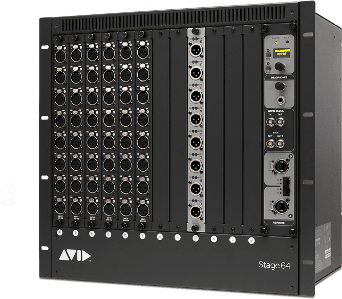 Download Avid Stage 64 - Avid Stage 64 Rack - Full Size PNG Image - PNGkit