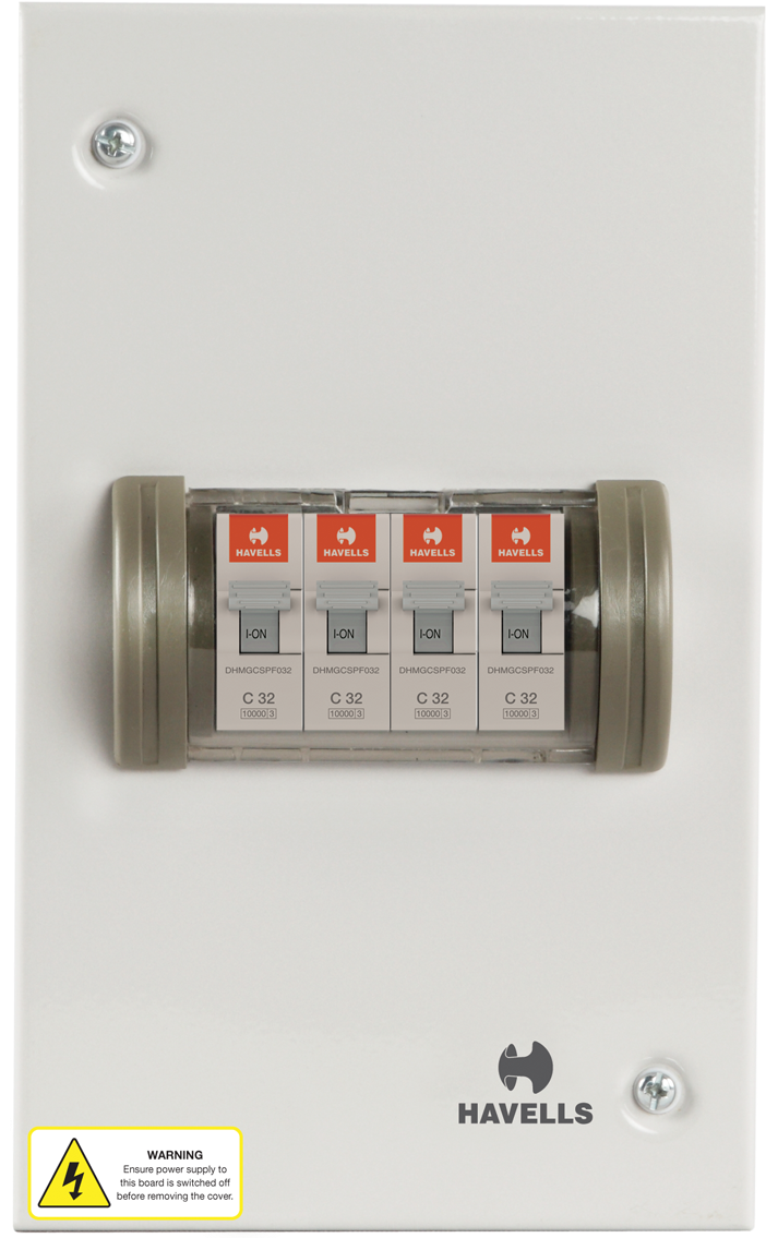 Download Havells Spn Single Door Mcb Box - Full Size PNG Image - PNGkit